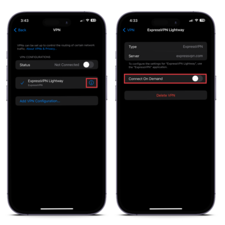 How to Turn Off VPN on Your iPhone (2 Ways) | ExpressVPN Blog