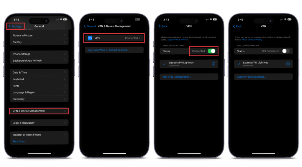How to Turn Off VPN on Your iPhone (2 Ways) | ExpressVPN Blog