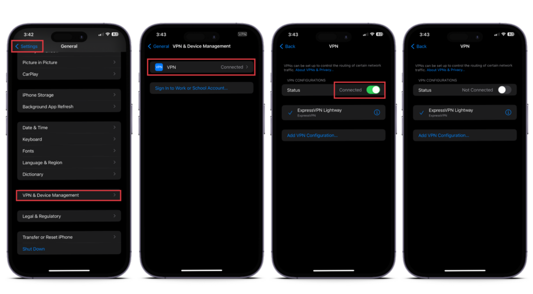 How to Turn Off VPN on Your iPhone (2 Ways) | ExpressVPN Blog