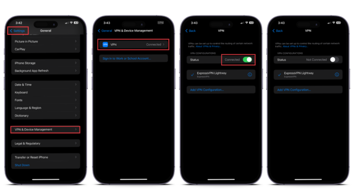 How to Turn Off VPN on Your iPhone (2 Ways) | ExpressVPN Blog