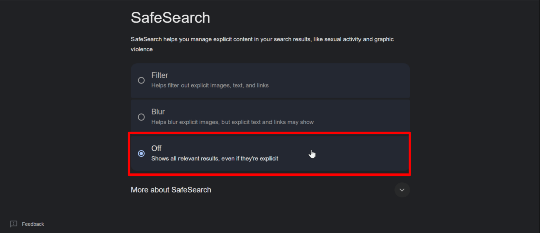 How to Turn Off Google SafeSearch in 2025