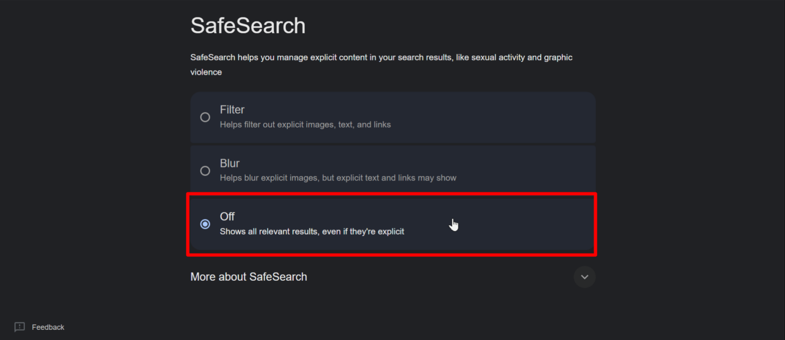 How to Turn Off Google SafeSearch in 2025